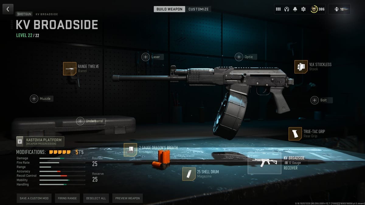 Best KV Broadside loadout after the Warzone 2 July 24 nerf