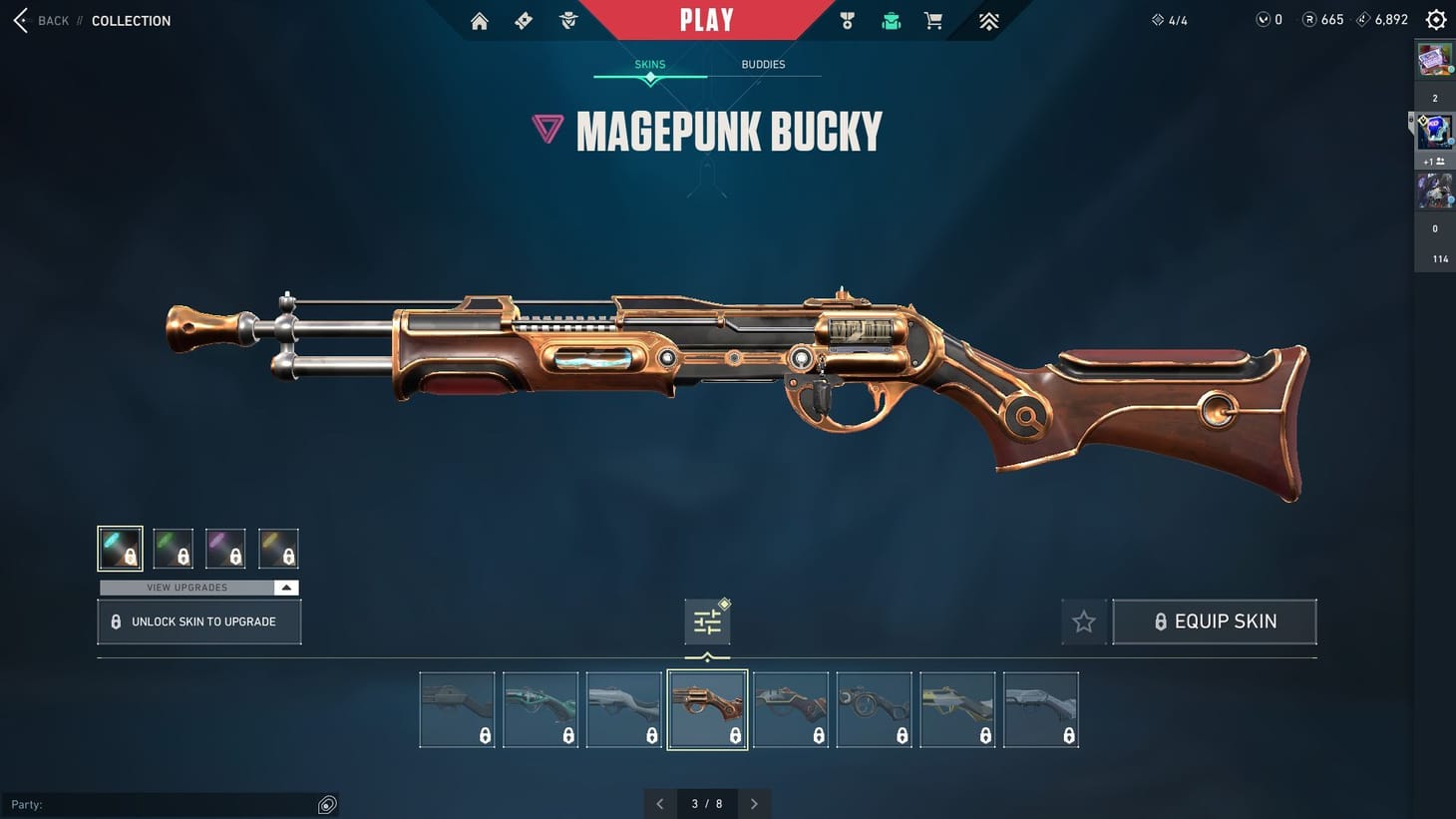 Valorant Magepunk skins ranked from worst to best