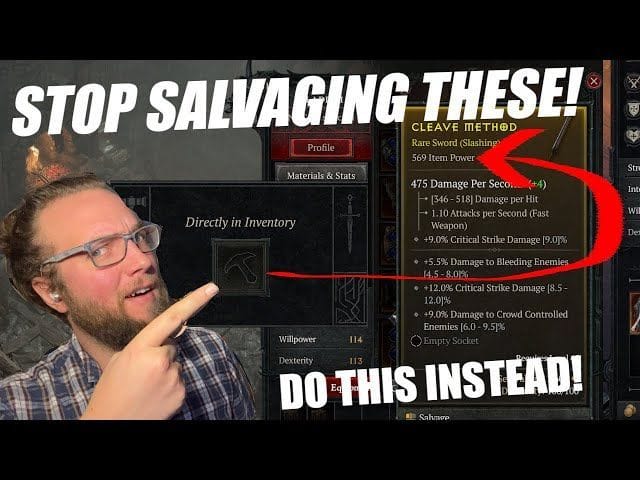 When should you upgrade your equipment in Diablo 4?