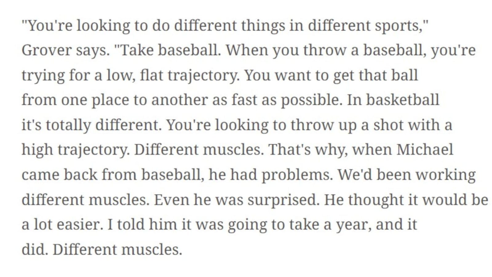 "When Michael came back from baseball.." - How Tim Grover got Michael ...
