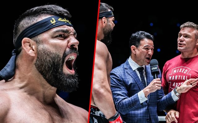 Amir Aliakbari and Anatoly Malykhin get into post-fight scuffle after ...