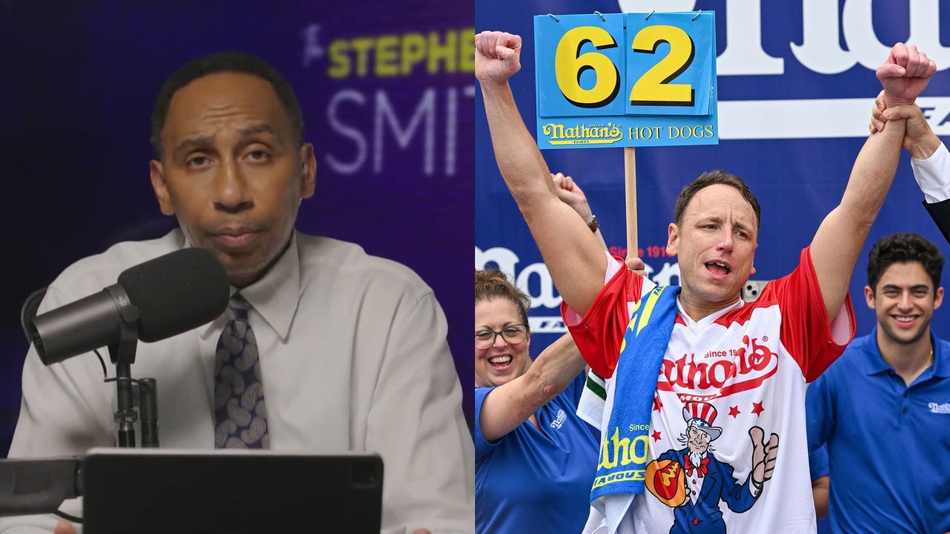 Stephen A. Smith does not want to meet legendary competitive eater Joey ...