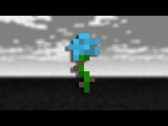 What happened to cyan flower in Minecraft?