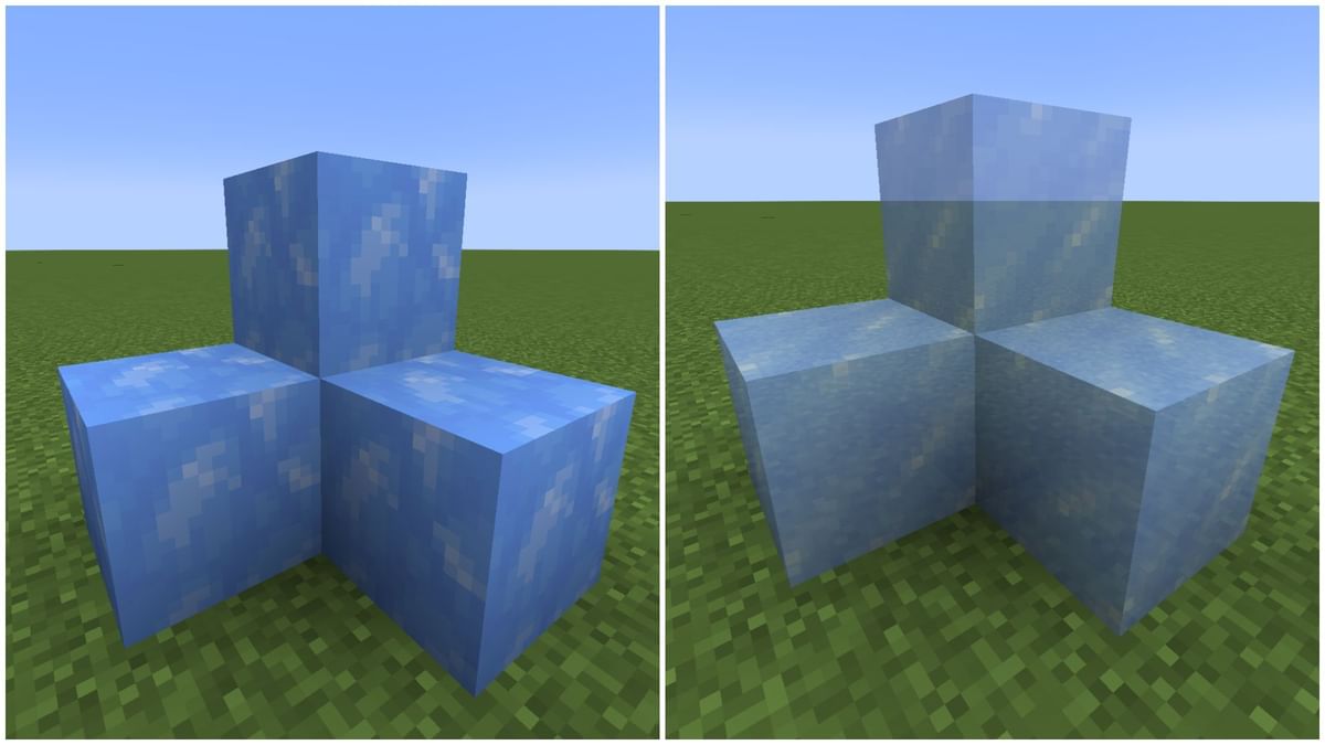 How to make ice race track in Minecraft