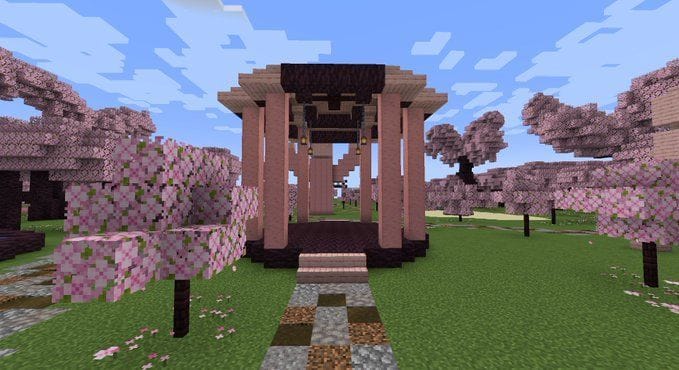 7 best cherry wood builds from Feature Me Minecraft challenge