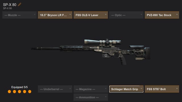 Best SP-X 80 loadout for Modern Warfare 2 Season 4 Reloaded: Class ...