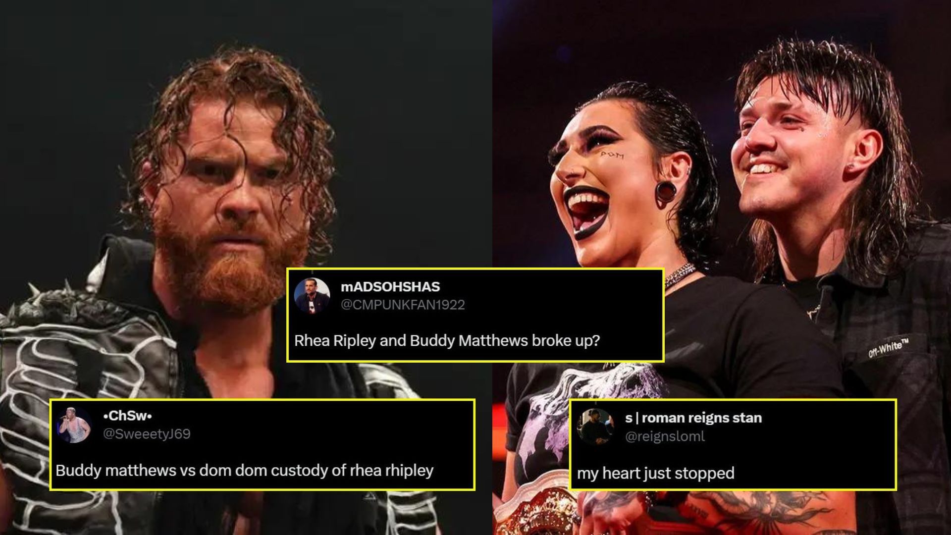 "Rhea Ripley and Buddy Matthews broke up?" - Viral video of Dominik Mysterio kissing Mami has ...