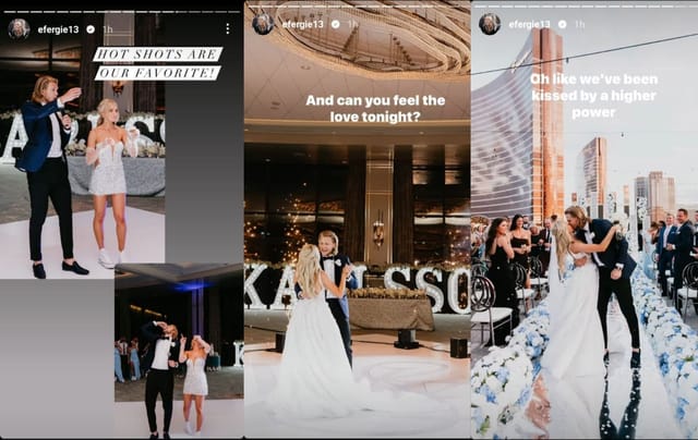 William Karlsson's wife Emily reminisces wedding day on couple's first ...