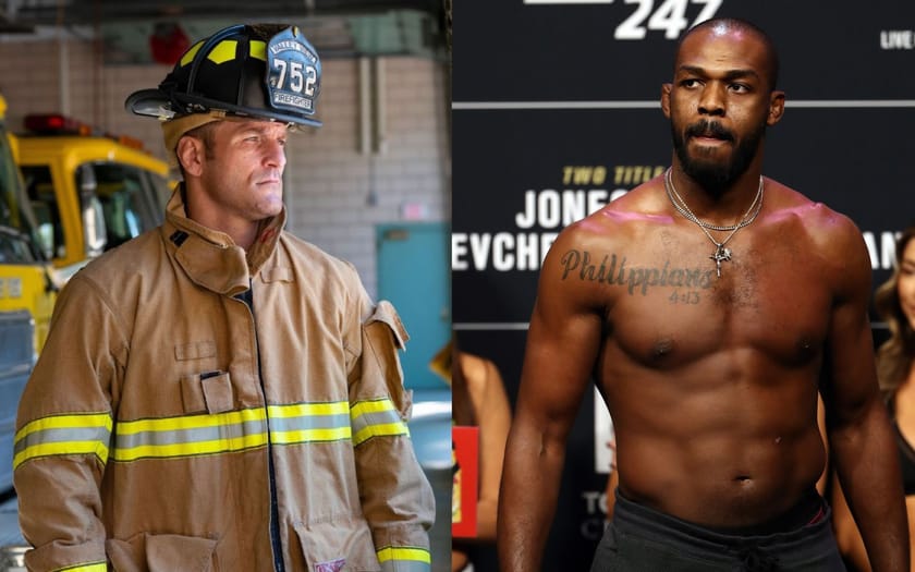 Stipe Miocic vs. Jon Jones: "In the firehouse, just lifting weights ...