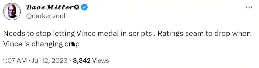 “Needs to stop letting Vince [meddle] in scripts” - Fans debate the ...