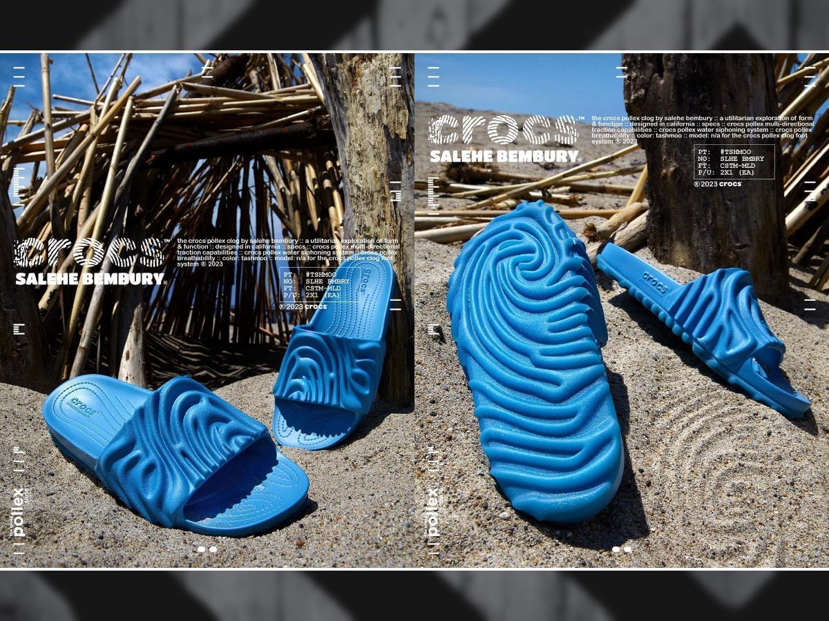Salehe Bembury x Crocs Pollex "Tashmoo Blue" Slides: Where to get ...