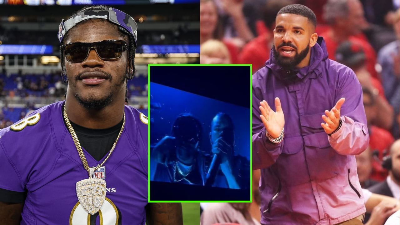 Ravens fans lament over Drake curse as Lamar Jackson links up with hip ...