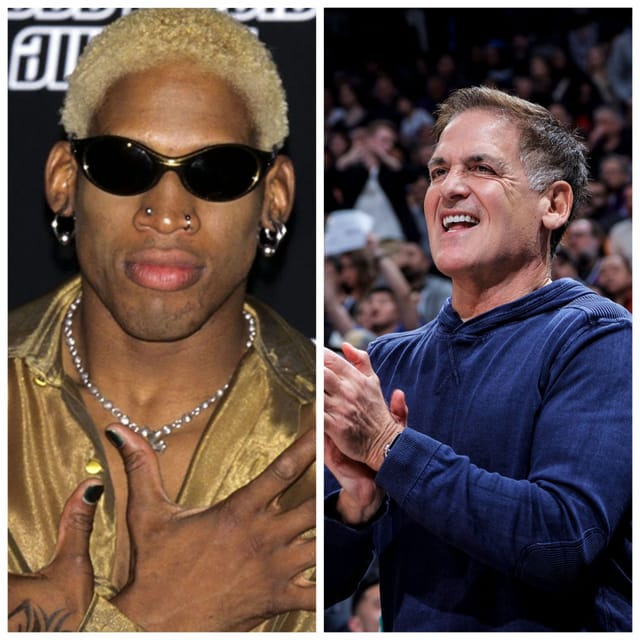“F*k it, I gonna live with his a**” – Dennis Rodman reveals Mark Cuban ...