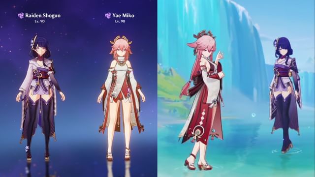 Genshin Impact team selection screen leaks show new backgrounds