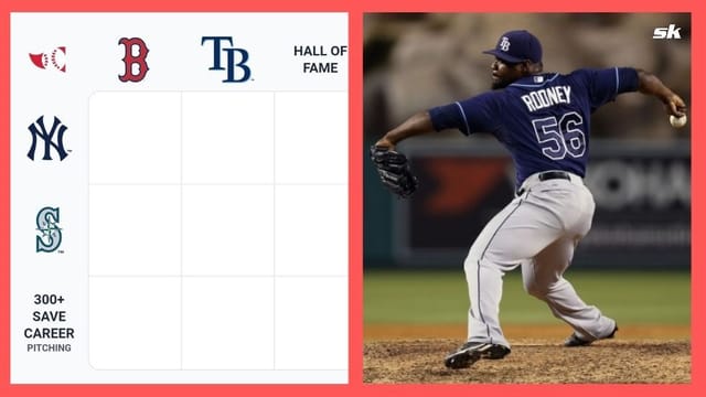 Which Rays pitchers have had 300+ saves in their career? MLB Immaculate Grid answers July 24