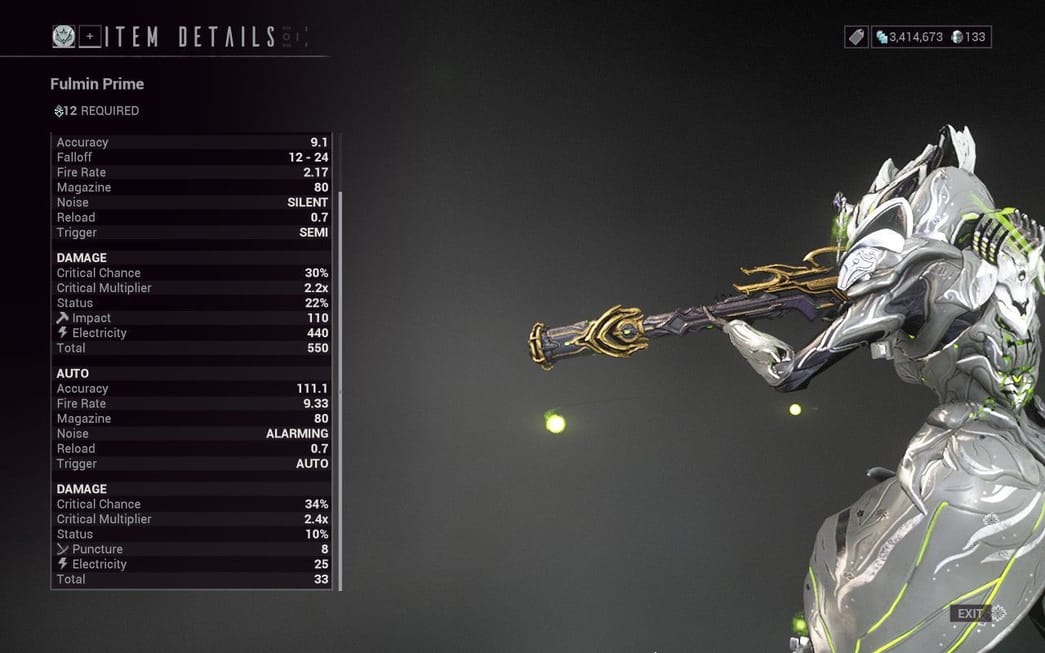 Warframe Fulmin guide: how to get, build, and more