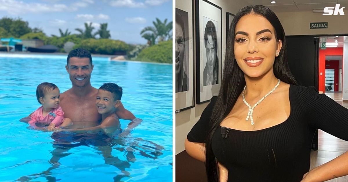 Georgina Rodriguez sends adorable reaction as Cristiano Ronaldo relaxes with kids during holiday