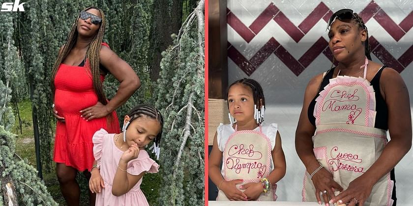 Pregnant Serena Williams Demonstrates How She Keeps Fit And Healthy During Pregnancy Ft Olympia