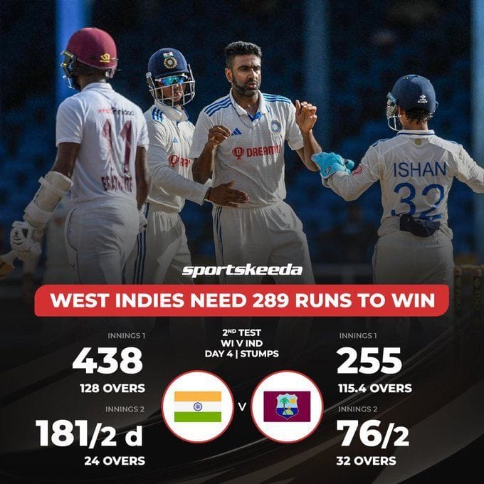 [Watch] Daren Ganga sings Bollywood song as rain delays Day 5 of India ...