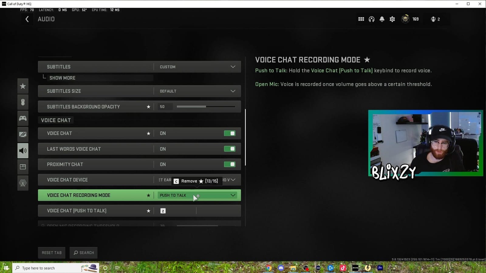 How to turn on the Push-to-talk features in Warzone 2