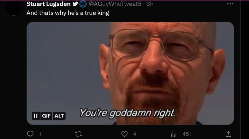 "That’s my Heisenberg"- Fans in praises of Bryan Cranston as he ...