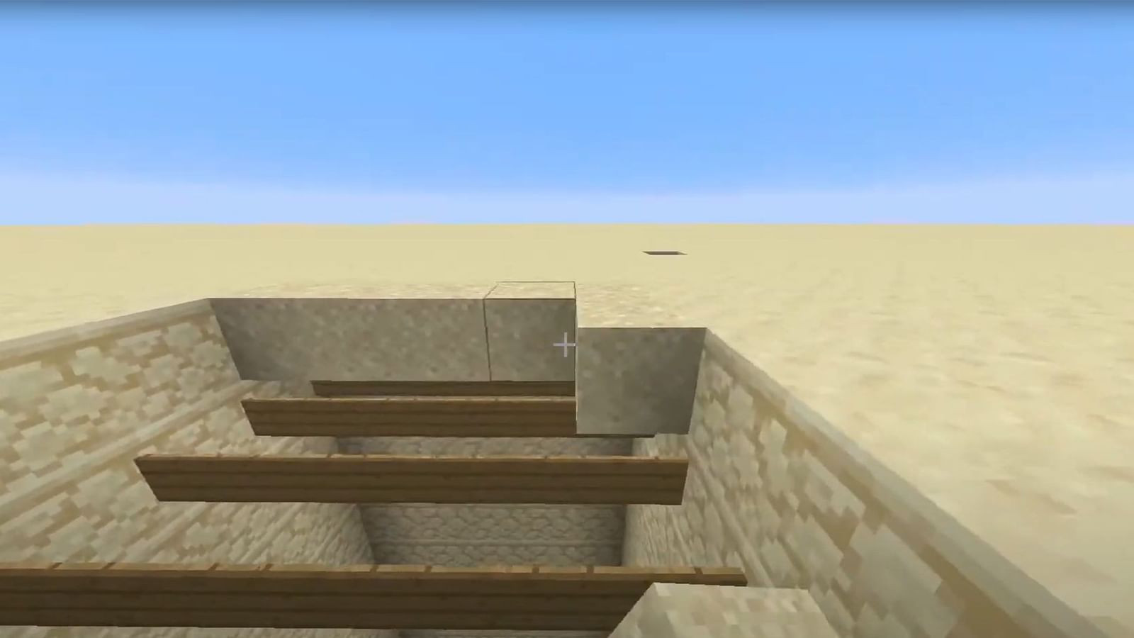How to make a sand trap in Minecraft?