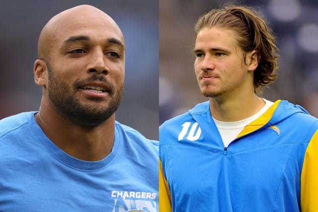 Fans call out Justin Herbert for "stealing" Austin Ekeler's money ...