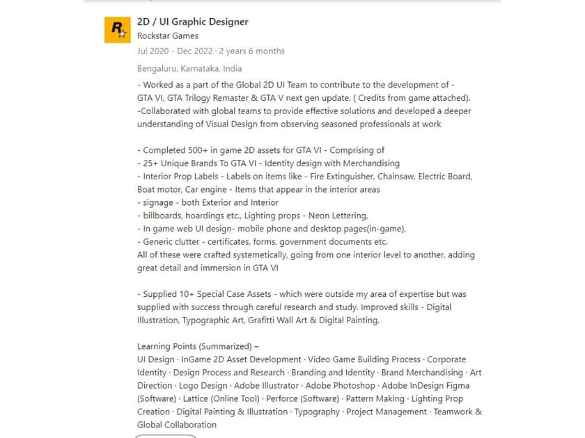 Former GTA 6 dev from India accidentally leaks new details about the ...