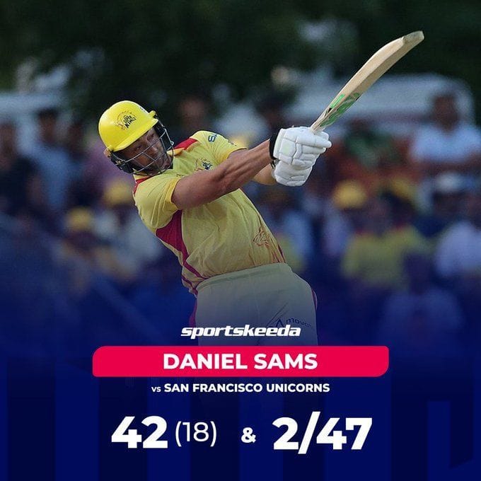 3 reasons why Daniel Sams would be a good fit in CSK for IPL 2024