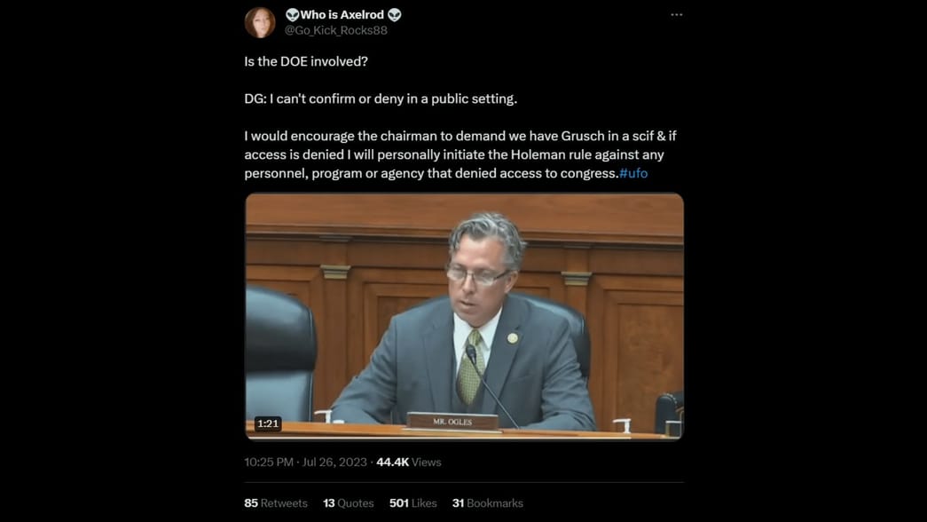 What is a SCIF? Major takeaways from David Grusch's explosive UFO ...