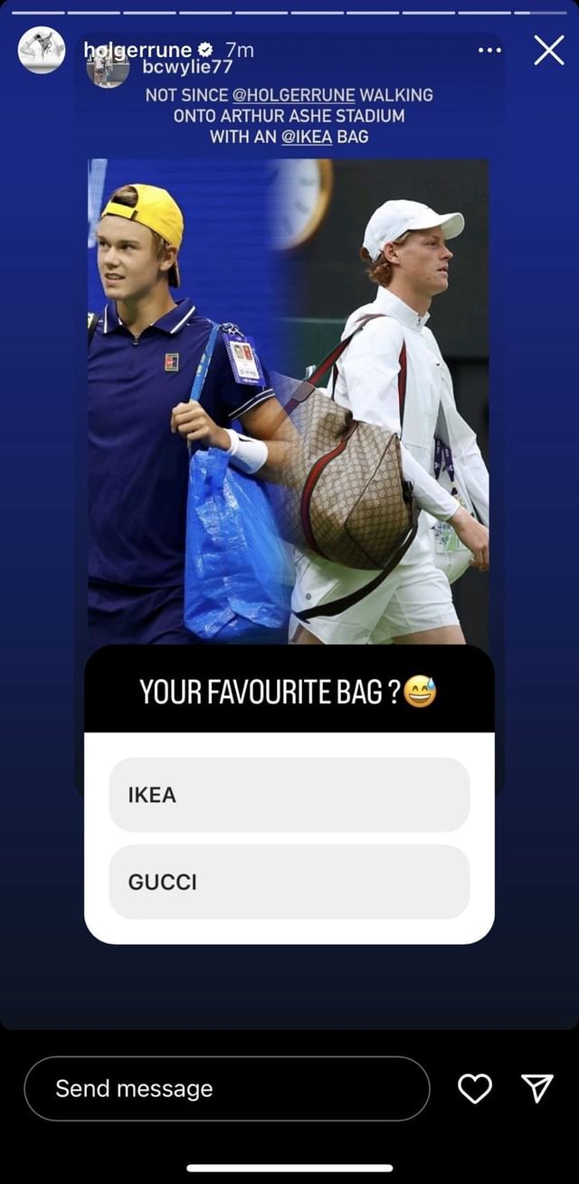 "Your favorite bag?" - Holger Rune hilariously revisits his IKEA bag entrance at US Open after ...