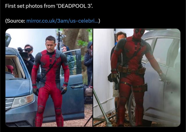 "The Suit looks really good"- New Deadpool 3 set photo impresses Twitter