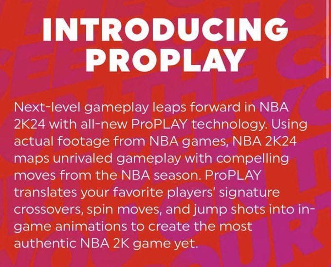 ProPLAY: What is NBA 2K24 ProPLAY technology?