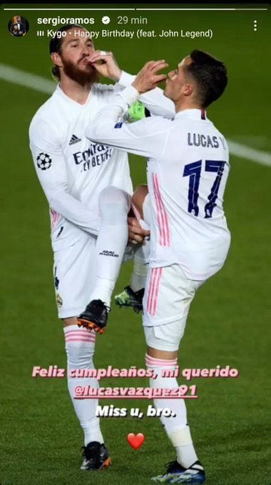 “I miss you bro” – Sergio Ramos sends birthday wishes to Real Madrid star