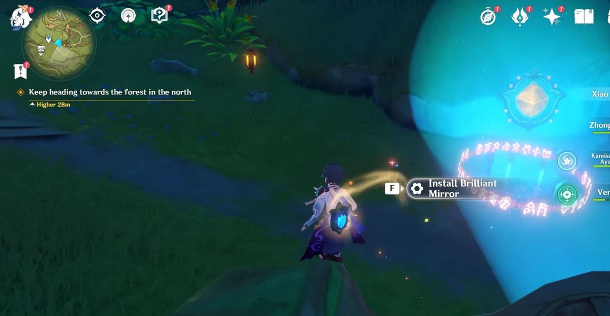 All Genshin Impact Brilliant Mirror puzzles solutions and locations guide