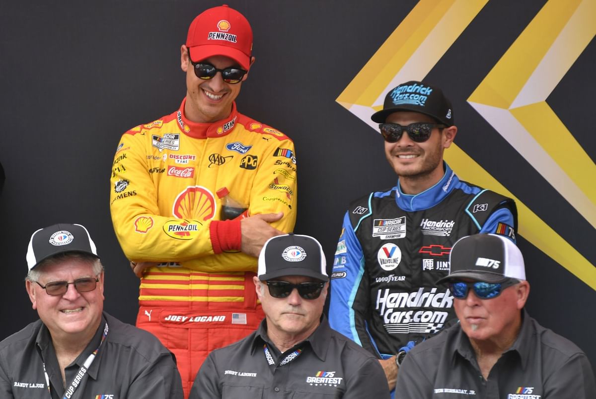 Erik Jones discusses his contact with Kyle Larson at the Atlanta Motor ...