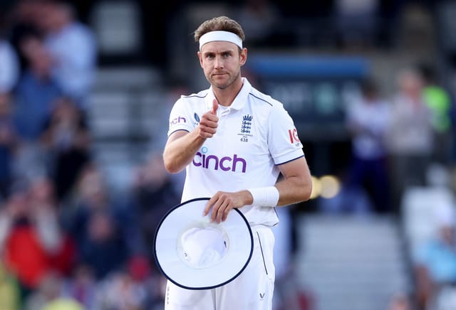 "You're second" - Stuart Broad reveals his wife's favourite cricketer