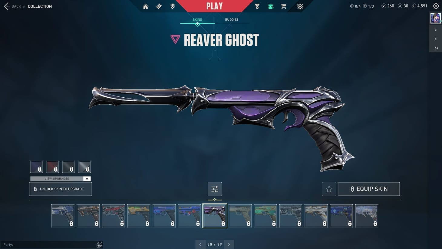 Valorant Reaver skins ranked from worst to best