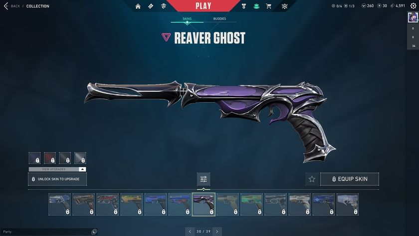 Valorant Reaver skins ranked from worst to best