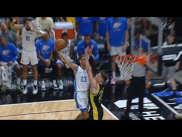 Watch: Tre Mann hits stunning poster dunk at California Classic
