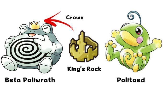 Pokemon lore: Why does Poliwhirl need King’s Rock to evolve to Politoed?