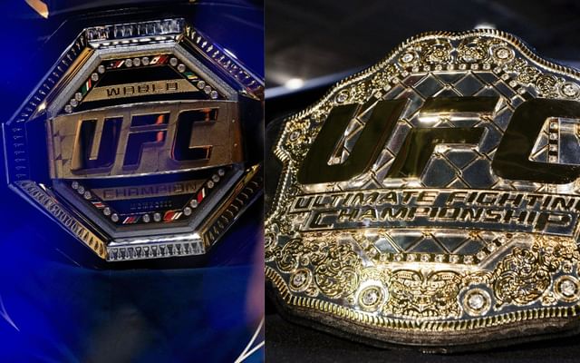 UFC belt: Should the UFC have custom belts for every champion? Fans ...