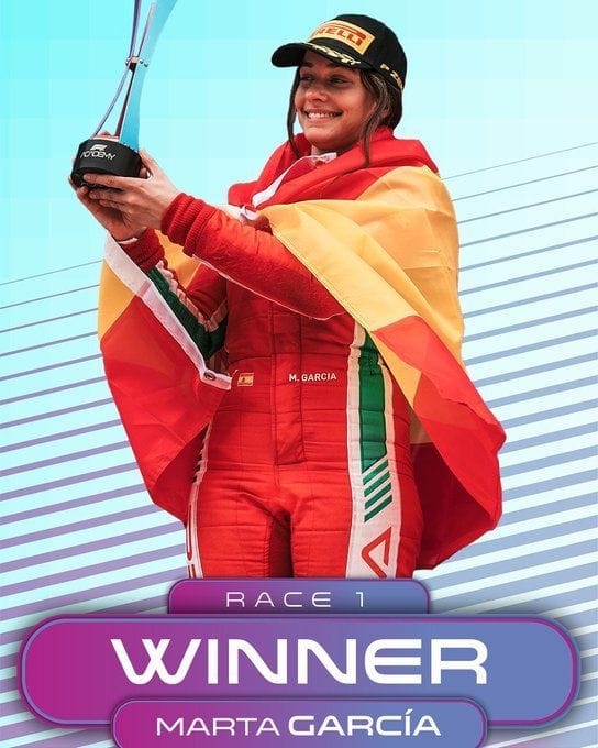 Incredible scenes at the F1 Academy as Marta Garcia clinched the ...
