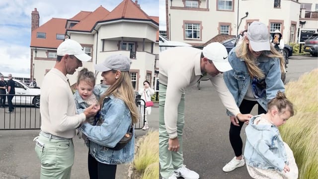 WATCH: Rory McIlroy’s daughter Poppy melts hearts as she waits to give ...