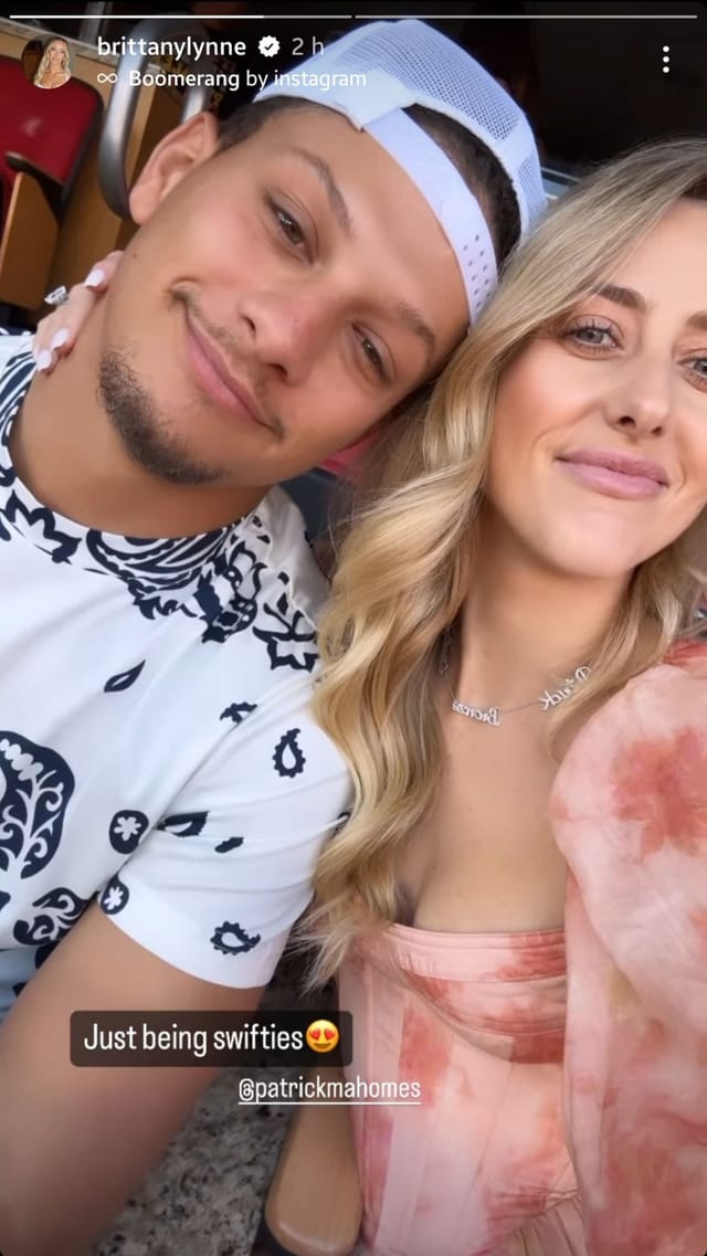 IN PHOTOS: Patrick Mahomes, wife Brittany attend Taylor Swift's concert ...