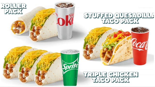 Del Taco: Del Taco Freshly Grilled Chicken Taco Packs: Line-up, price ...