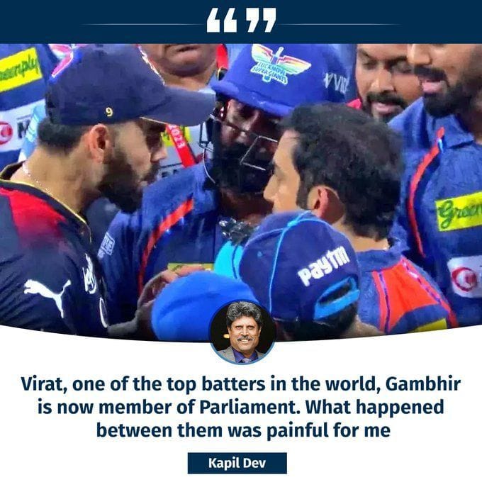 “How can they behave in such a manner?” - Kapil Dev terms Gautam Gambhir-Virat Kohli spat in IPL ...