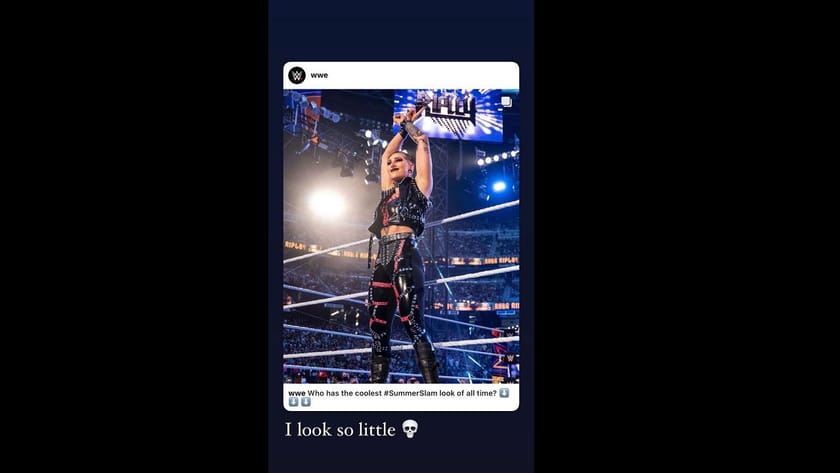 "I look so little" - Rhea Ripley reacts to her old photo on Instagram