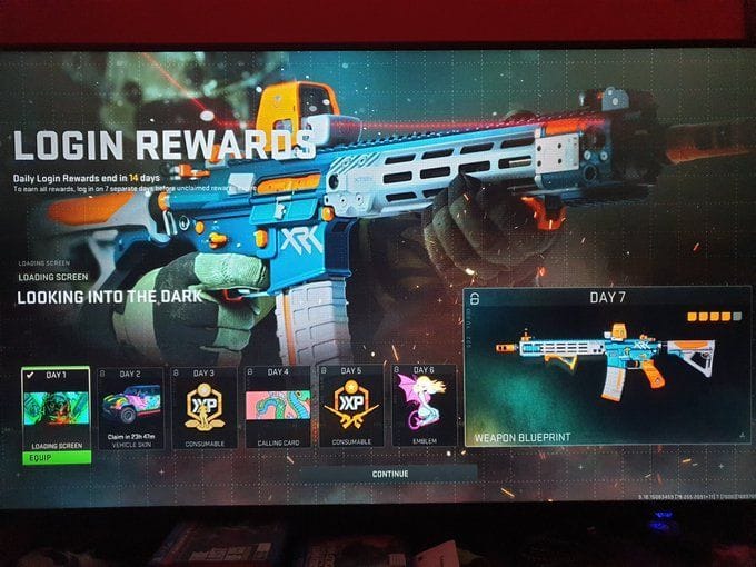 Warzone 2 and MW2 all daily login rewards