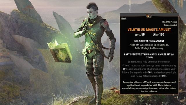 How To Get The Velothi Ur-Mage's Amulet Mythic in Elder Scrolls Online